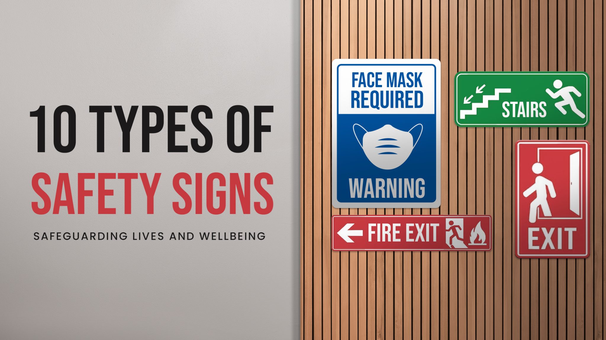 10 types of Safety signs – safeguarding lives and wellbeing