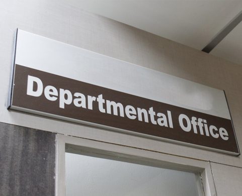 Departmental Hanging Signage & Name Boards | ARC India