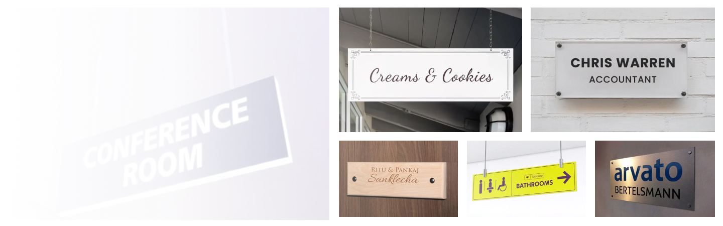 Departmental Hanging Signage & Name Boards | ARC India