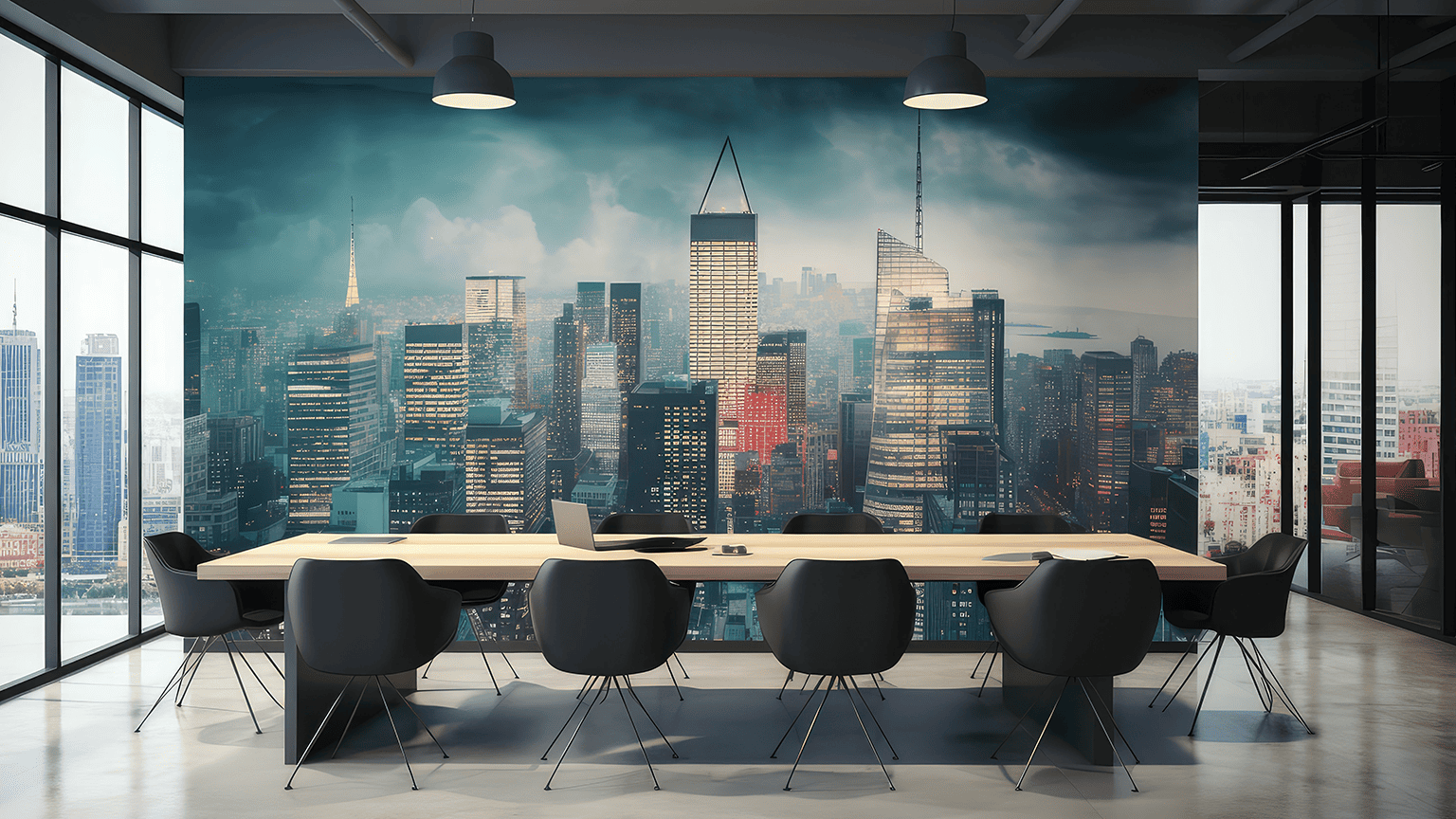 Transforming Workspaces: The Impact of Wall Murals in Corporate Offices