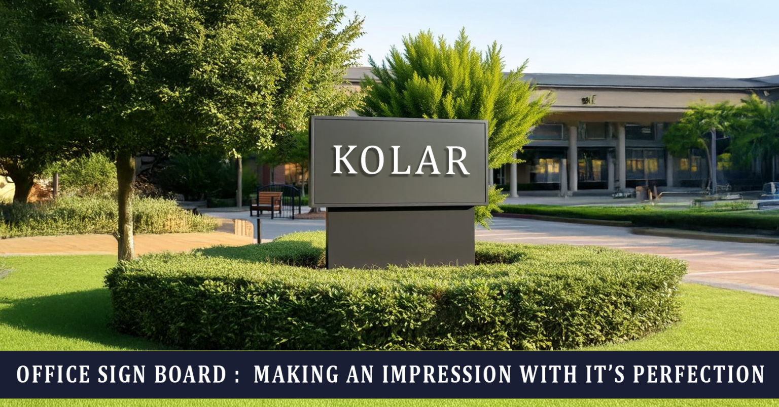 Office Sign Boards: Vision in Motion, Success in Sight