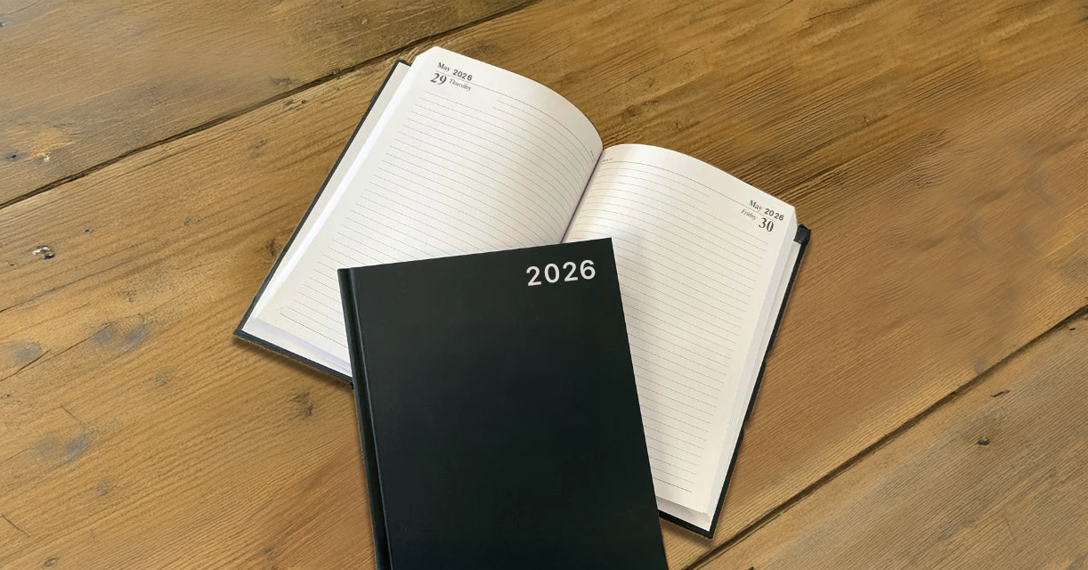Stylish New Year Diary 2026 – Custom Printed Diaries