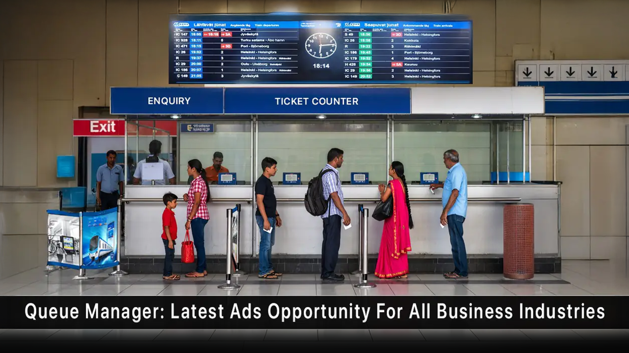 Queue Manager – Smart Advertising with Graphic Displays
