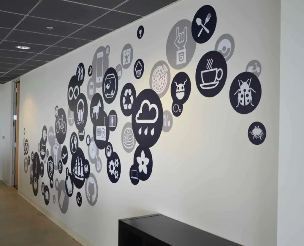 Vinyl Wall Graphics Printing for Office & Home | ARC India
