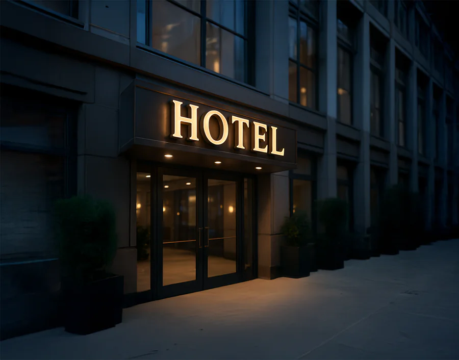 Hotel Sign Board & Digital Signage | Led Light Board | ARC India