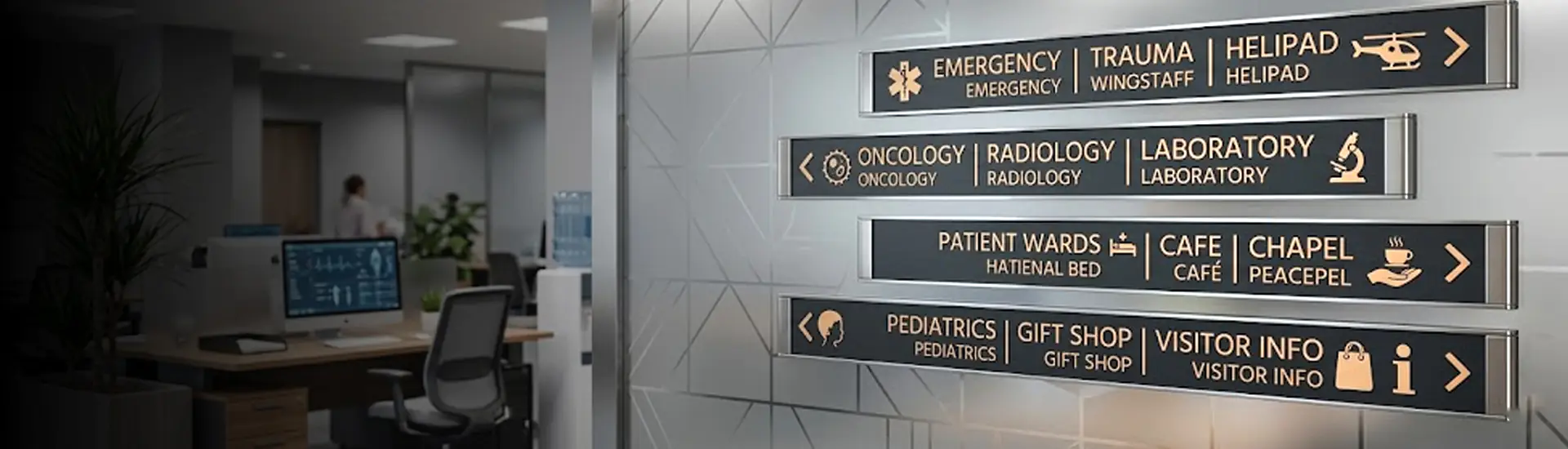 Directional & Wayfinding Signages | Custom Yard Signs - ARC India